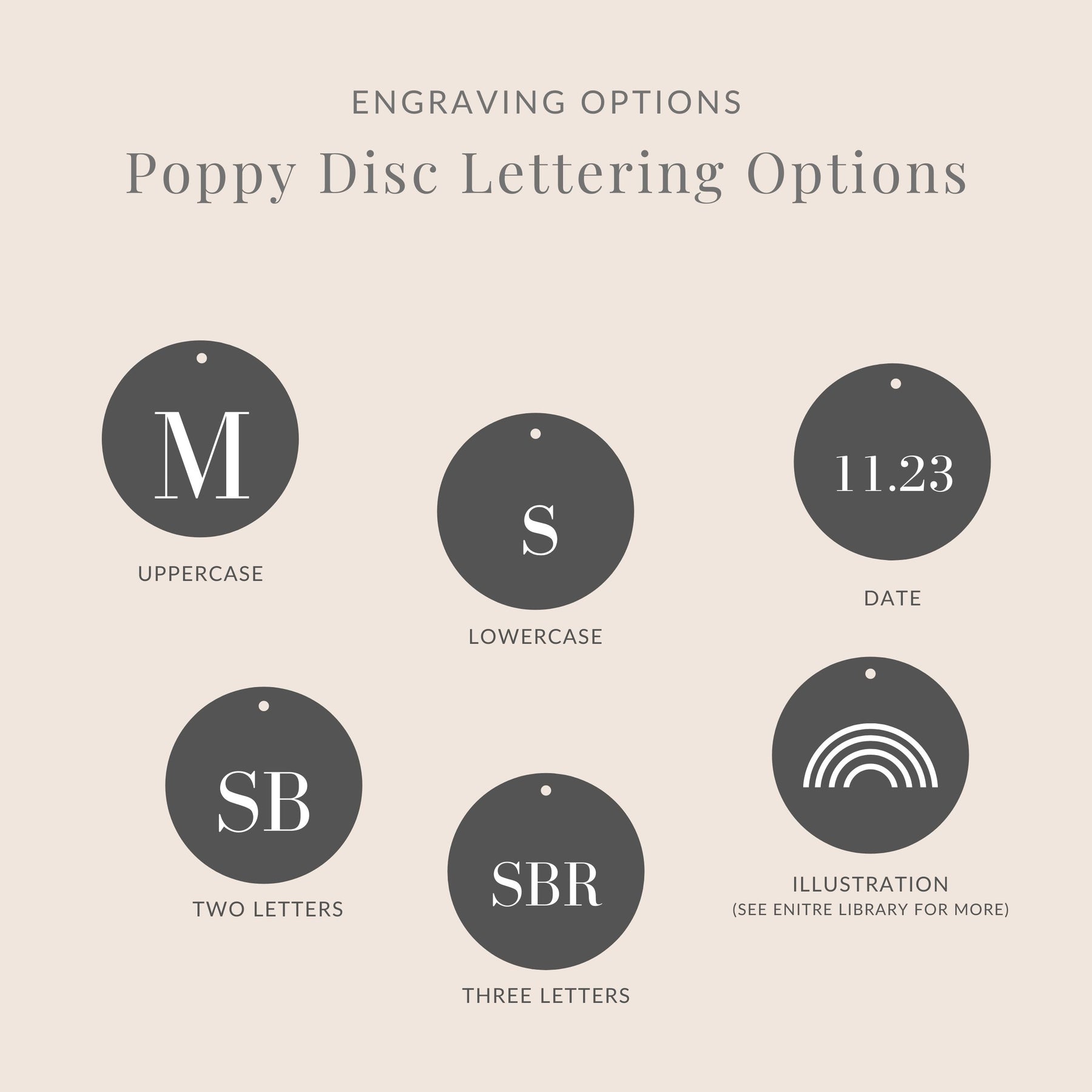 Poppy Disc Add-On – Amanda Deer Jewelry