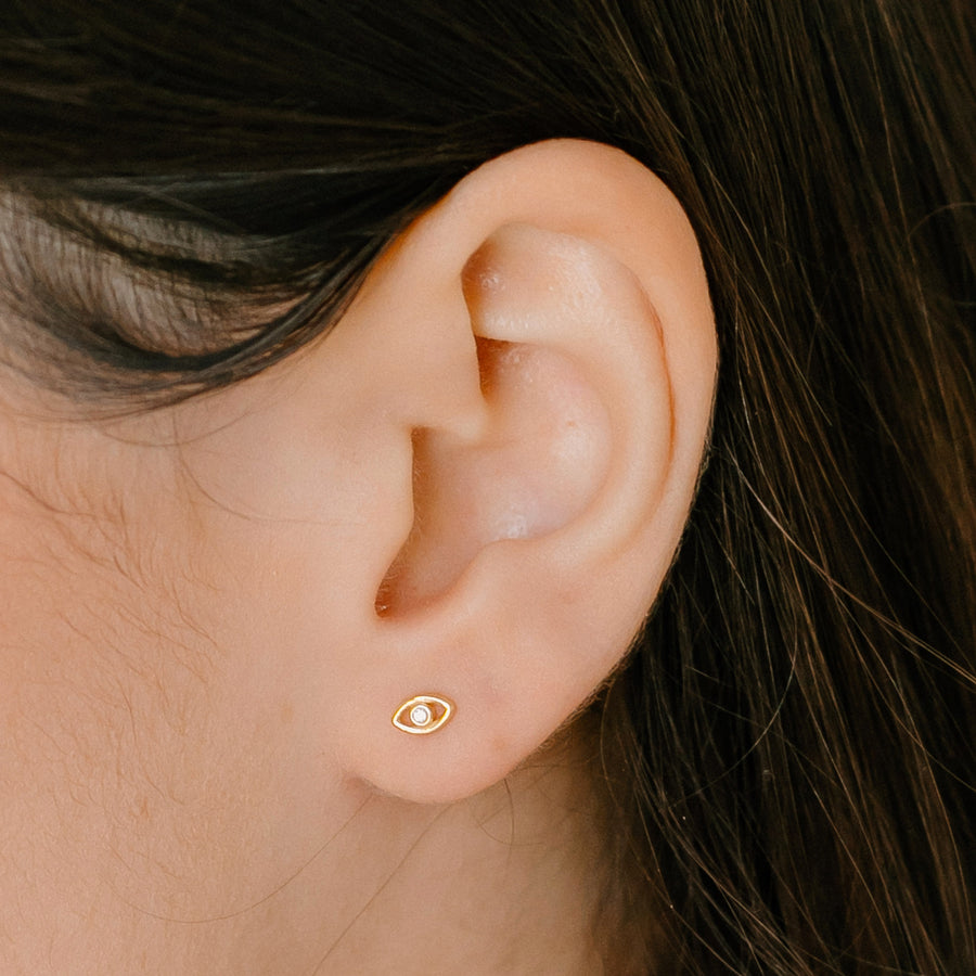 Mini Evil Eye Studs – Amanda Deer Jewelry